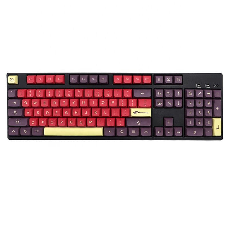 Explosion 128 Keys PBT Dye Sublimation XDA Profile Keycaps Set for ...