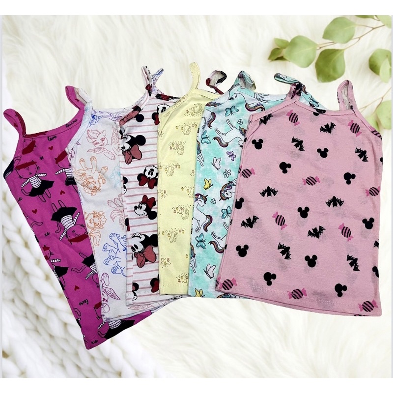 Spaghetti Cotton Sando for Girls(1-5yrsold) | Shopee Philippines