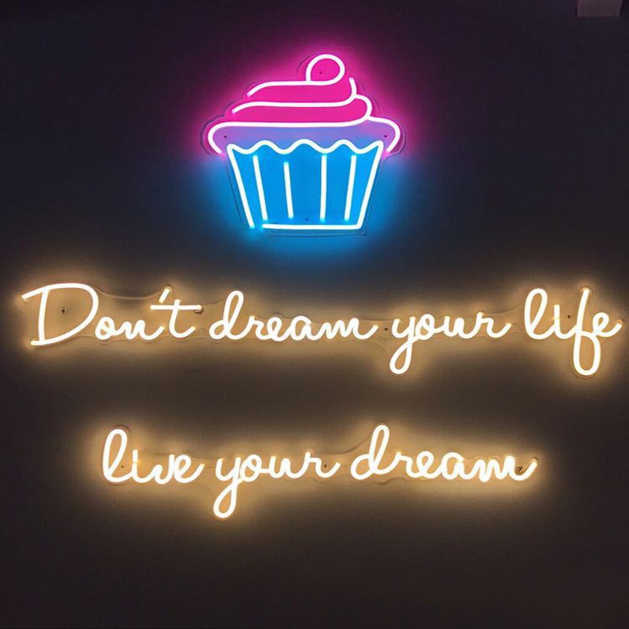 Personalization neon sign for advertising, interior decoration ...