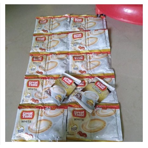 Great Taste White Coffee Twin 50g 10pcs | Shopee Philippines