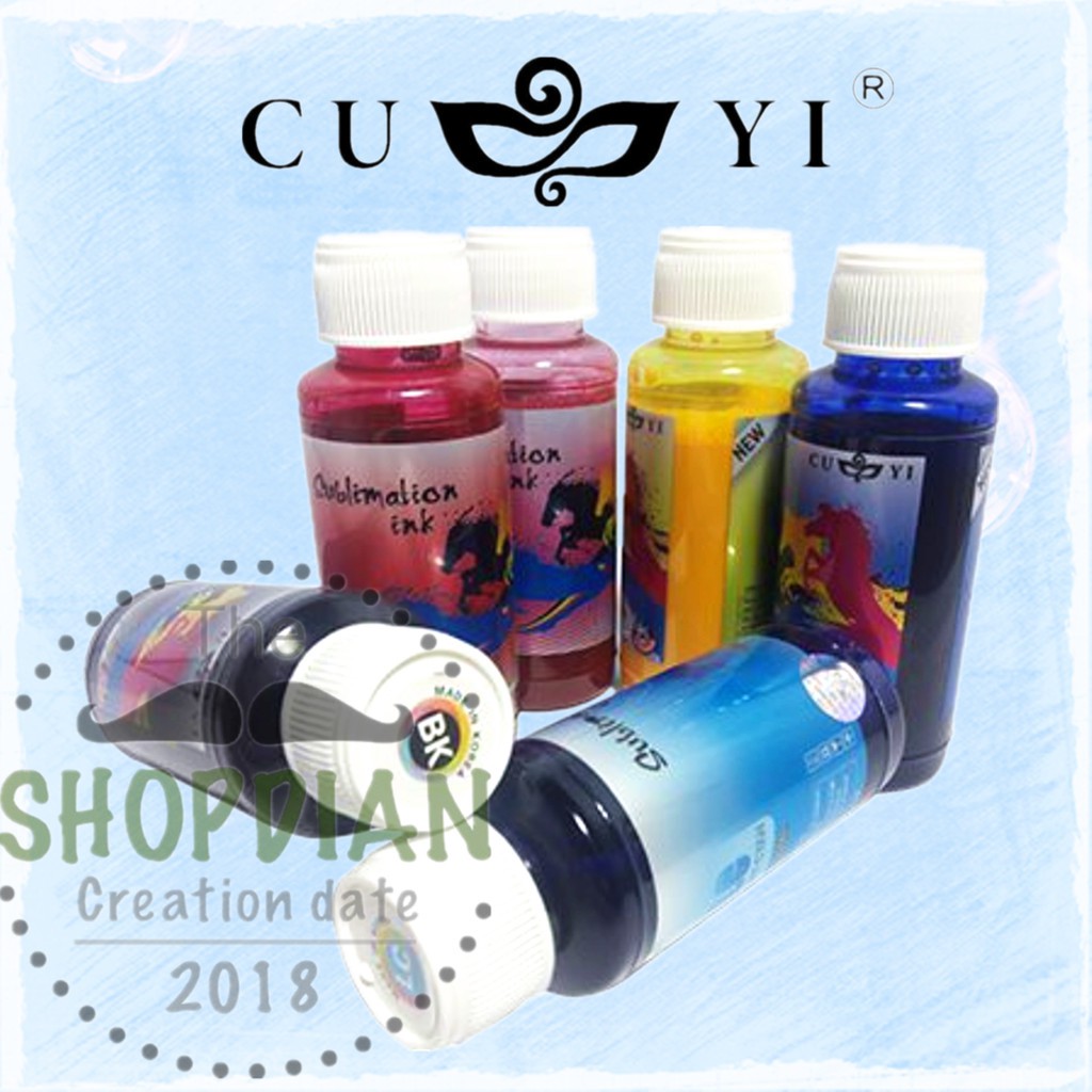 Korea Sublimation Ink 100ML CUYI Brand ( Anti-Clogged) | Shopee Philippines