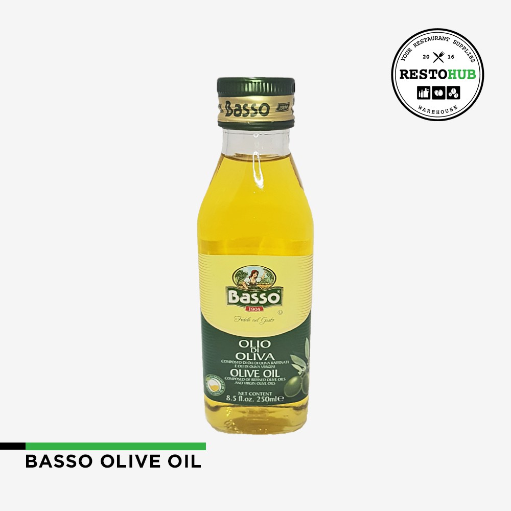 Basso Pure Olive Oil 250ml / Groceries | Shopee Philippines