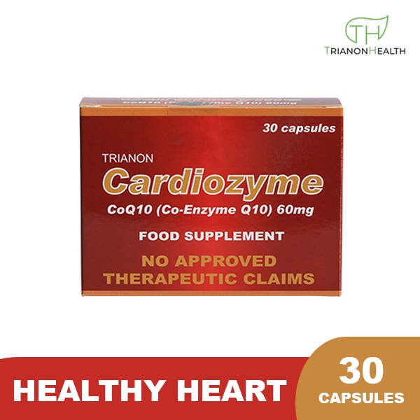 Cardiozyme, 60mg Co-Enzyme Q10 (CoQ10), Ultimate Heart Energizer ...