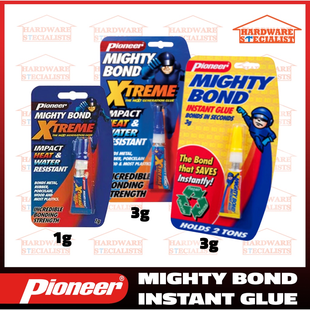 Pioneer Mighty Bond Instant Glue / Xtreme | 1gram or 3gram Original ...