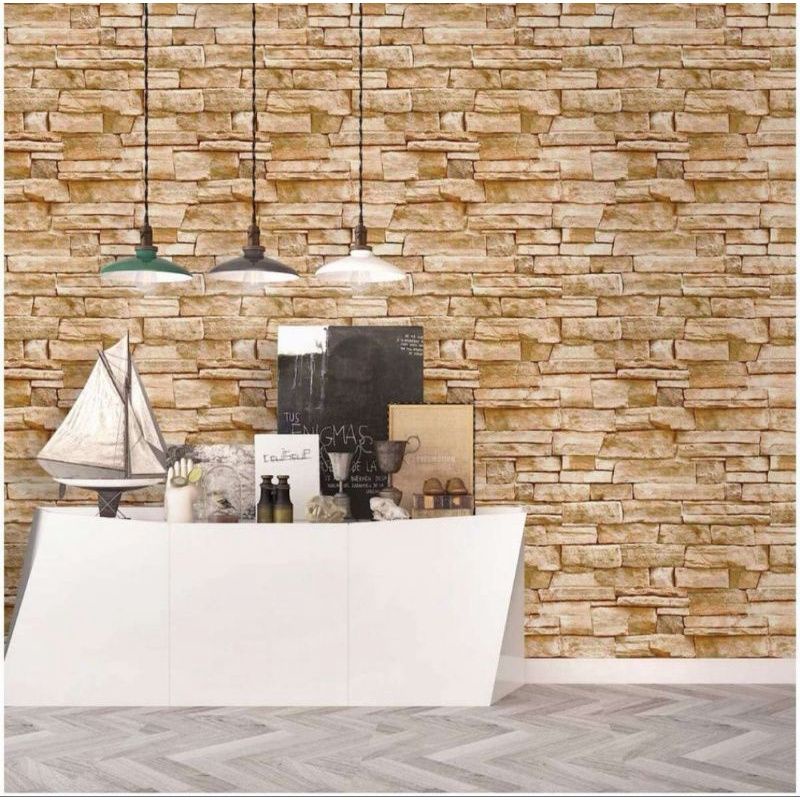 Aceking wallpaper bricks 3d design self adhesive 10meters by 45cm ...