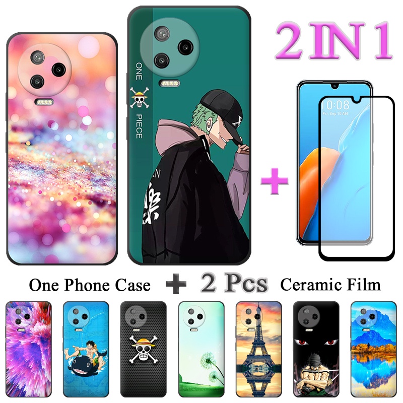 2 IN 1 Infinix Note 12 Pro 4G X676B Painted Case Soft Silicone Case ...