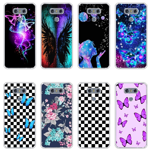 For LG Q6 plus G6 G5 Soft Silicone TPU Casing phone Cases Cover ...