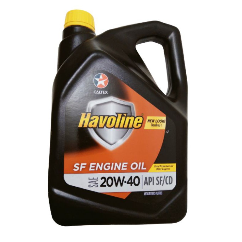 HAVOLINE SF GASOLINE ENGINE OIL SAE 20W-40 API SF/CD GALLON (CALTEX ...