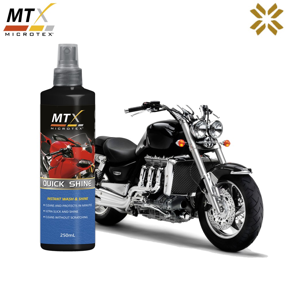 Microtex Bike Quick Shine 250ml (MTX Motorcycle Care) | Shopee Philippines