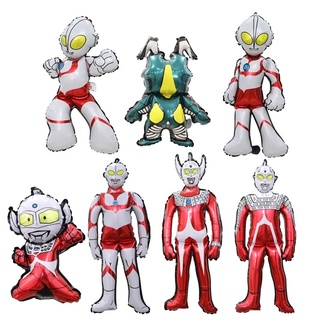 3D Cartoon Ultraman Kids Toy Foil Balloon Seven Ultraman Theme Birthday ...