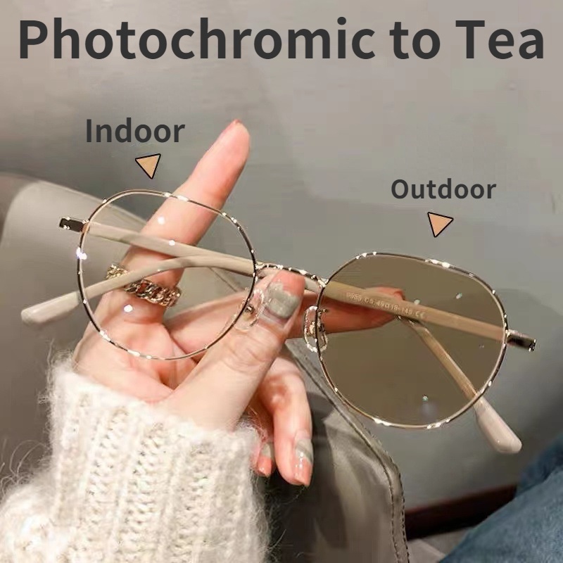 Photochromic Anti Radiation Eyeglasses For Women/Men Anti rad Sun ...