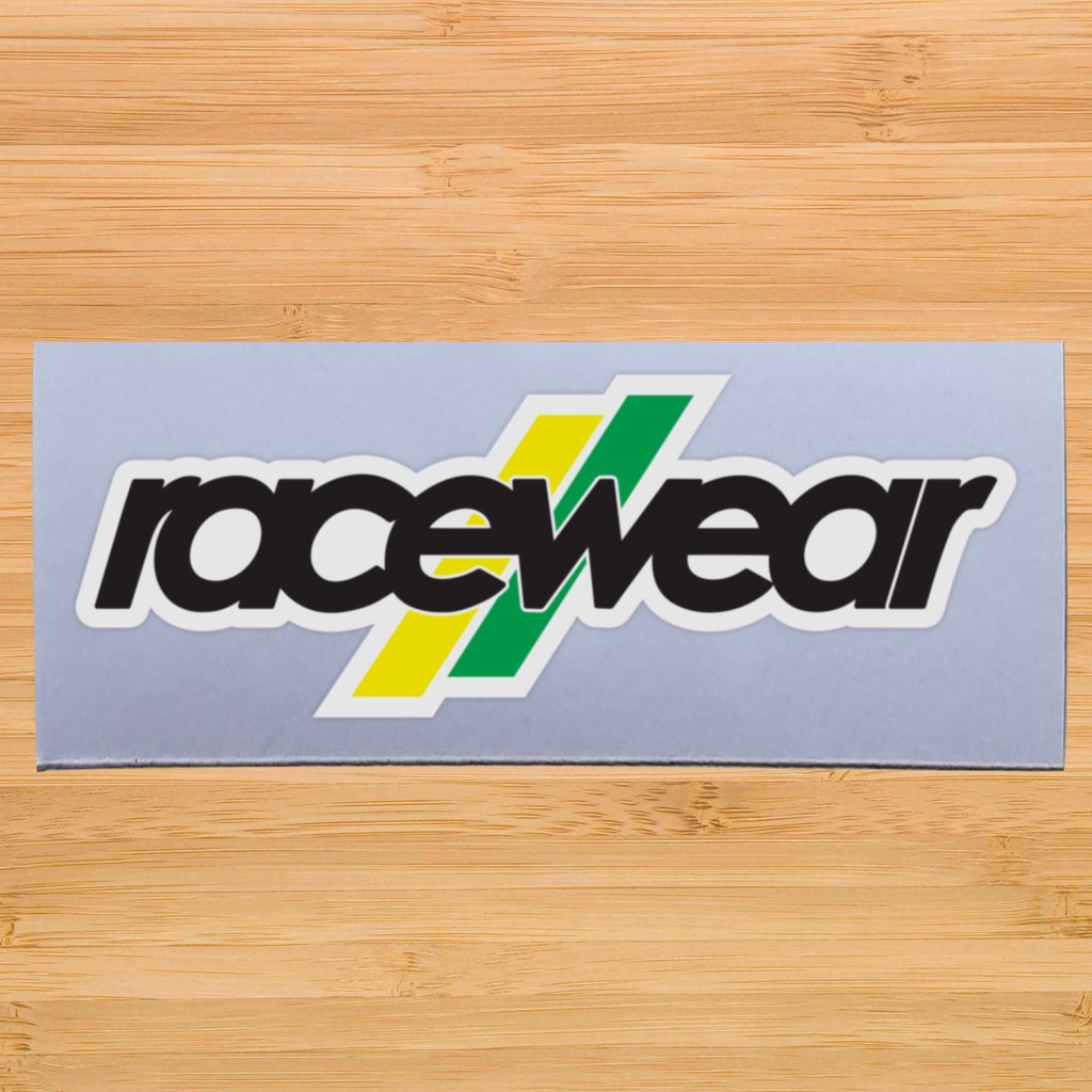 Racewear logo, Vinyl printed sticker diecut | Shopee Philippines