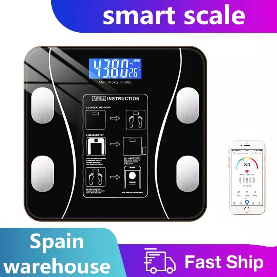 Body Fat scale Digital Human Weight Scales Floor ICD display Body Index ...