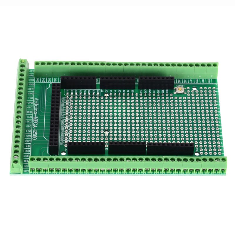 MEGA-2560 R3 PCB Prototype Screw Terminal Block Shield Board Kit for ...