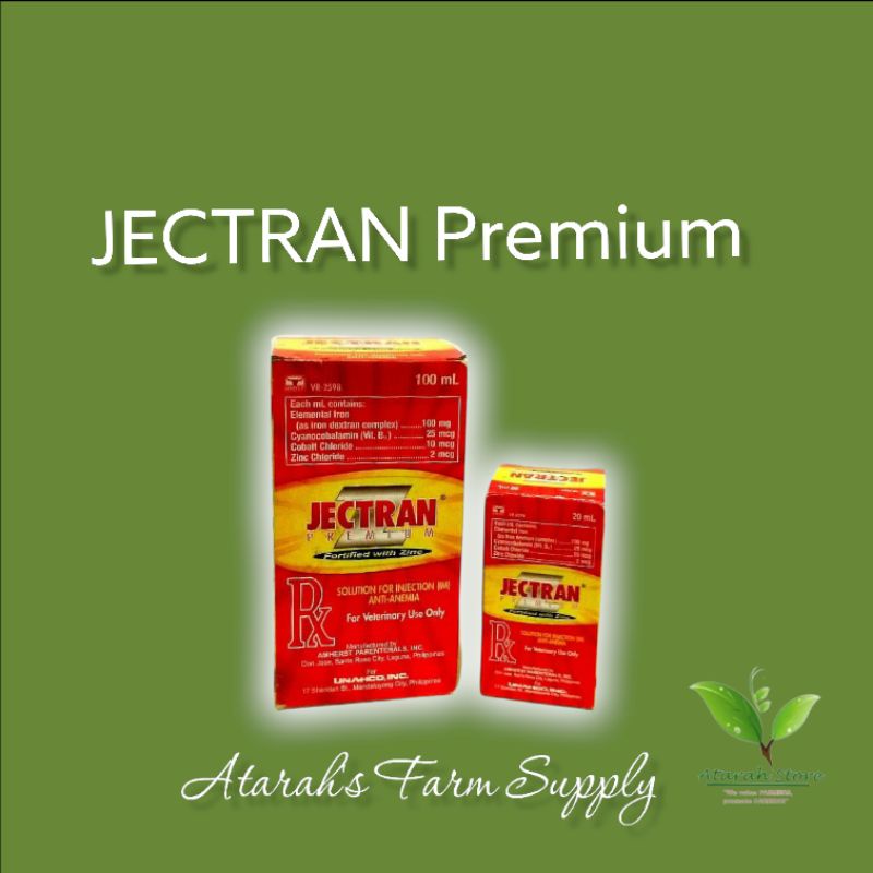 COD! JECTRAN PREMIUM Fortified with Zinc (100ml & 20ml) | Shopee ...