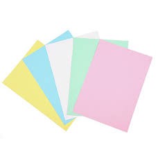 A4 5-color mixed paperboard (5 colors are in common 1 stack) | Shopee ...