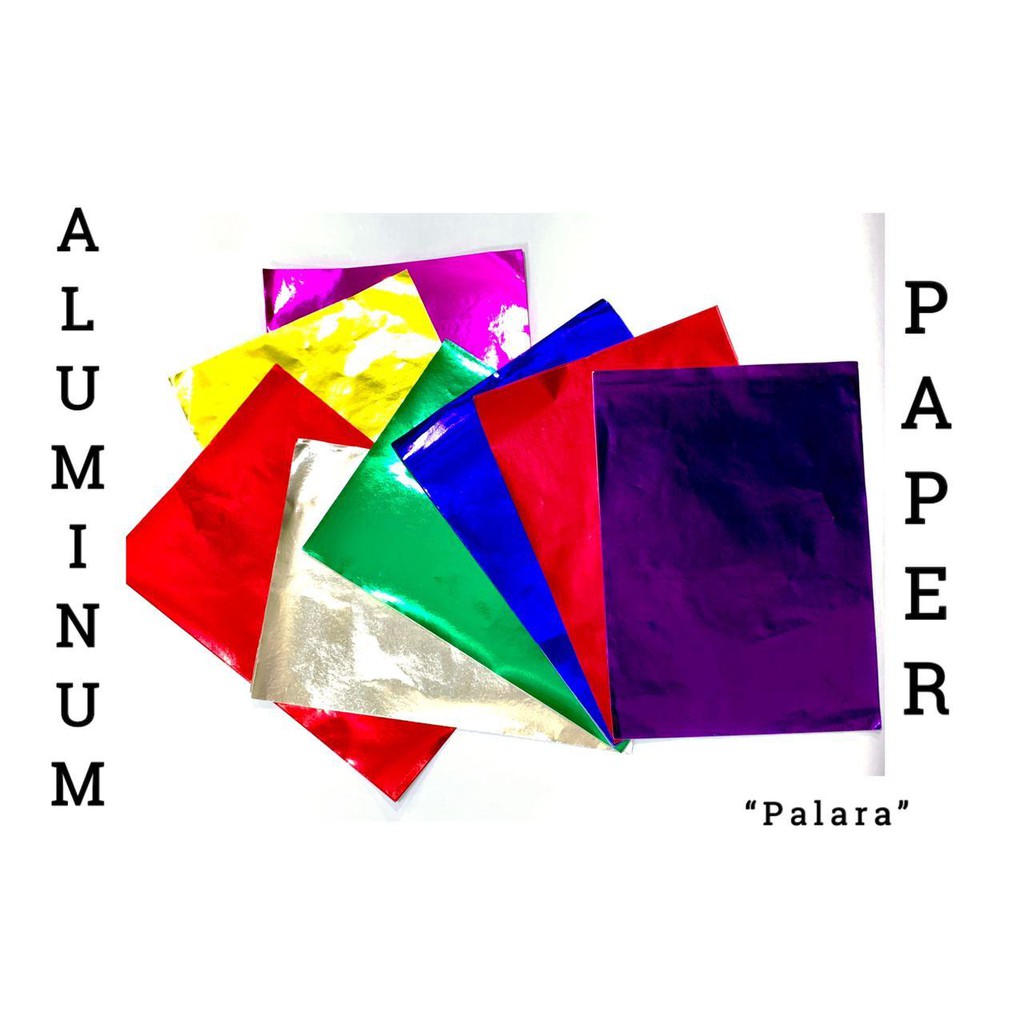 FSI Aluminum Metallic paper A4 10 sheets | Shopee Philippines