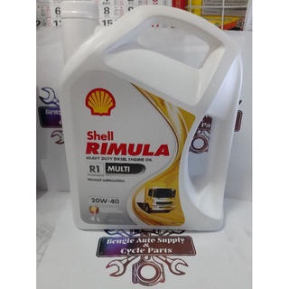 Shell Rimula R1 Multi 20W 4Liters | Shopee Philippines