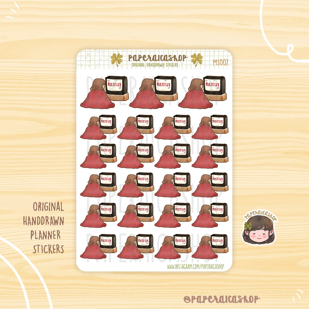 Binge Watch Stickers, Watching Stickers, Netflix Stickers, Movie ...