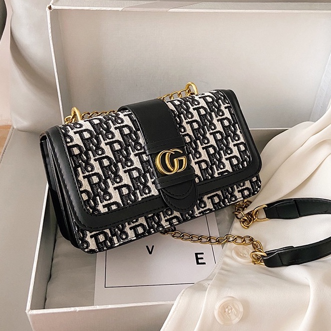 Shoulder Bag for Women Luxury Leather Chain Bags Vintage Designer ...