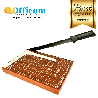 Officom Paper Cutter A3/A4/A5/B4/B5 Wood Base High Quality Cutter ...