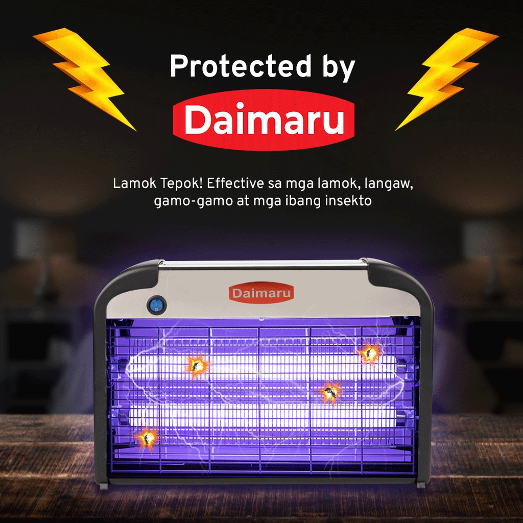 UV Mosquito Killer Anti Dengue DAIMARU BT2X10W Home Office Pest Control ...