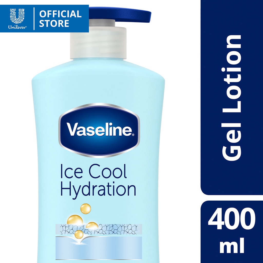 Vaseline Ice Cool Hydration Lotion 400ml | Shopee Philippines