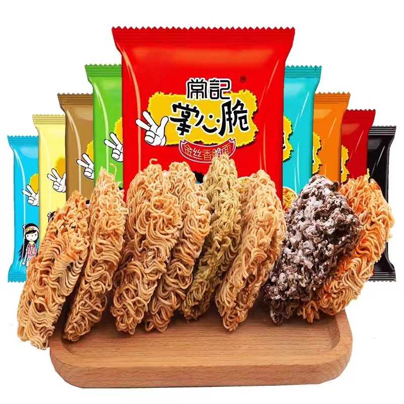 ChangJi Hand Crush Imported Golden Crunchy Crispy Dried Noodle Pocket ...