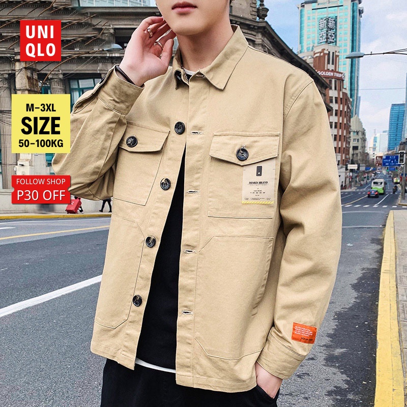 【COD】Bomber Jacket for Men 2022 Trendy Korean Style cotton High quality ...