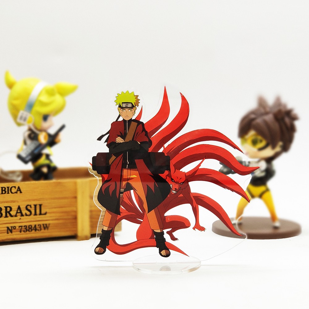 Naruto Shippuden Naruto & Kyuubi acrylic stand figure model anime toy ...