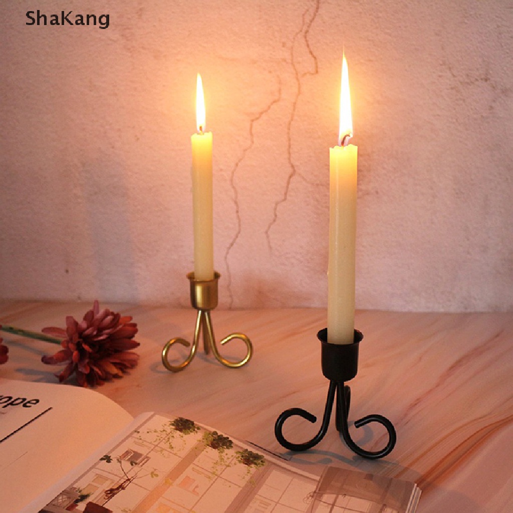 SKK Triangle Candlestick Candle Holder Wedding Party Vintage Style ...