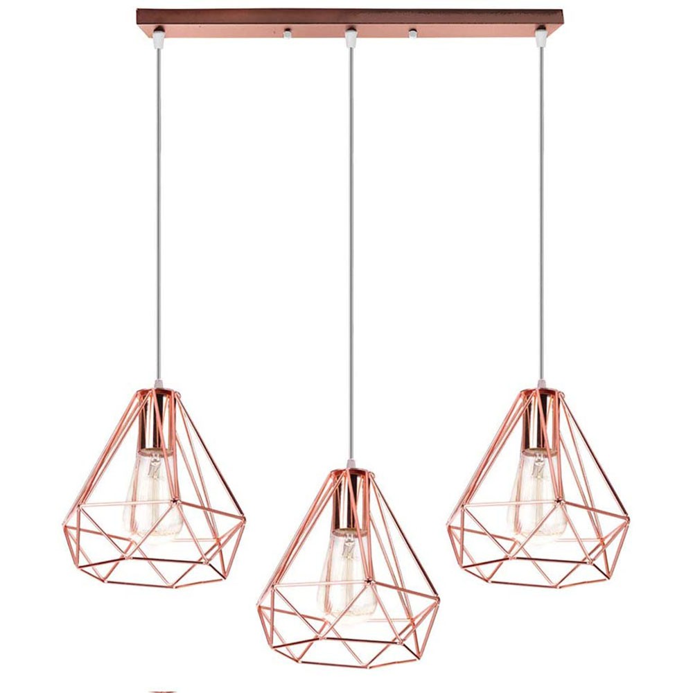 Rose Gold Ceiling Light Shade | Shelly Lighting
