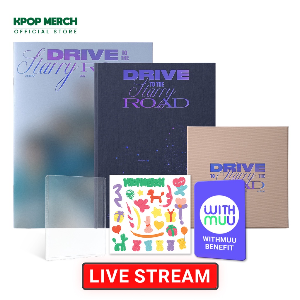 [LIVE STREAM] ASTRO - 3rd album Drive to the Starry Road Set | Shopee ...