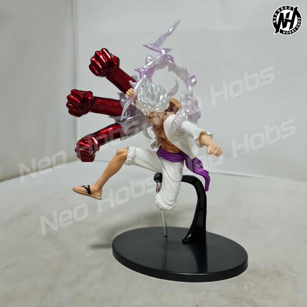 GK KO One Piece Luffy Gear 5 Nika Punch White | Shopee Philippines