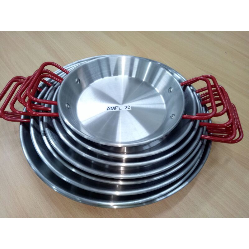 PAELLA PAN STAINLESS STEEL CORROSION RESISTANCE SPANISH PAN | Shopee ...