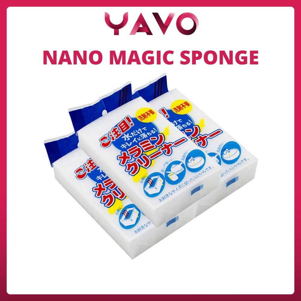 Nano Magic Sponge Magic Viral Magic Eraser Nano Span Cleaning Melamine ...