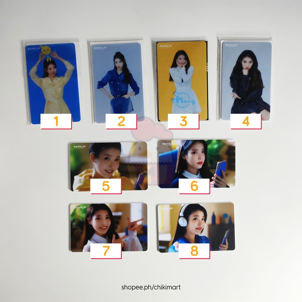 IU Banolim Pizza Official AR Photocard (RARE) | Shopee Philippines