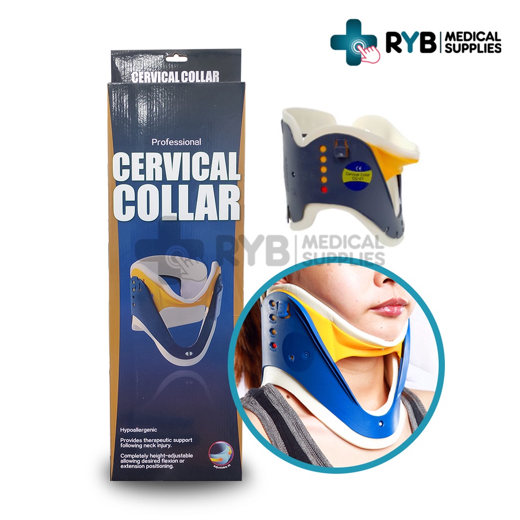 Adjustable Cervical Collar (HARD) | Shopee Philippines