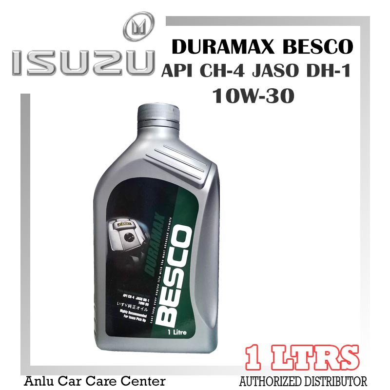 BESCO Duramax Genuine Isuzu Engine Oil 10W-30 Synthetic Blend Crosswind ...