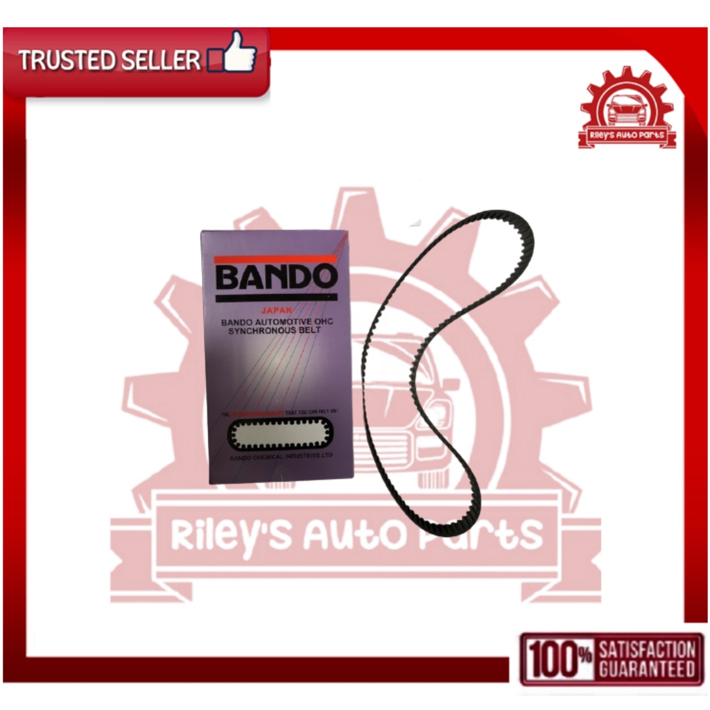 BANDO TIMING BELT 123T-R FOR TOYOTA COROLLA 1.3 2E ENGINE | Shopee ...