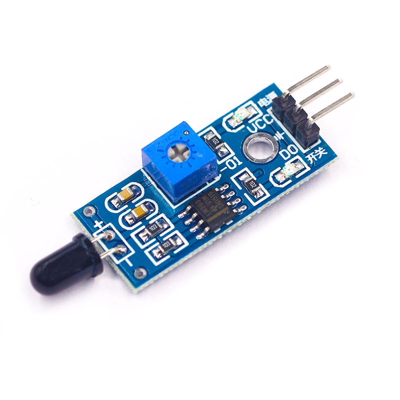 Infrared 3-Wire Flame Detection Sensor Module Infrared Flame Sensor ...