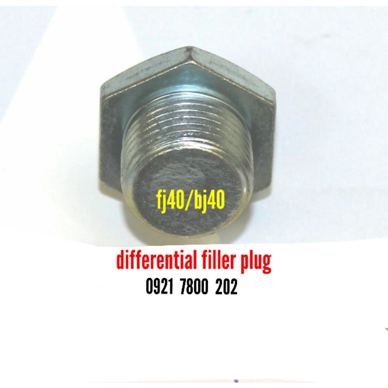 Lc40, fj40, bj40, fj45, bj45, differential, filler plug, land cruiser ...