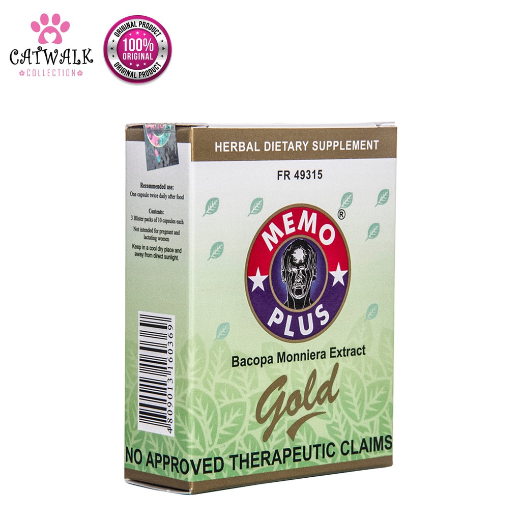 Memo Plus Gold Capsule by 30's | Shopee Philippines