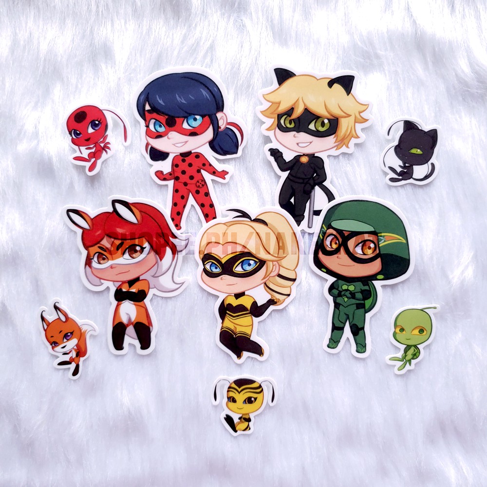 Miraculous Ladybug Sticker Set By Flavorkun Miraculou - vrogue.co
