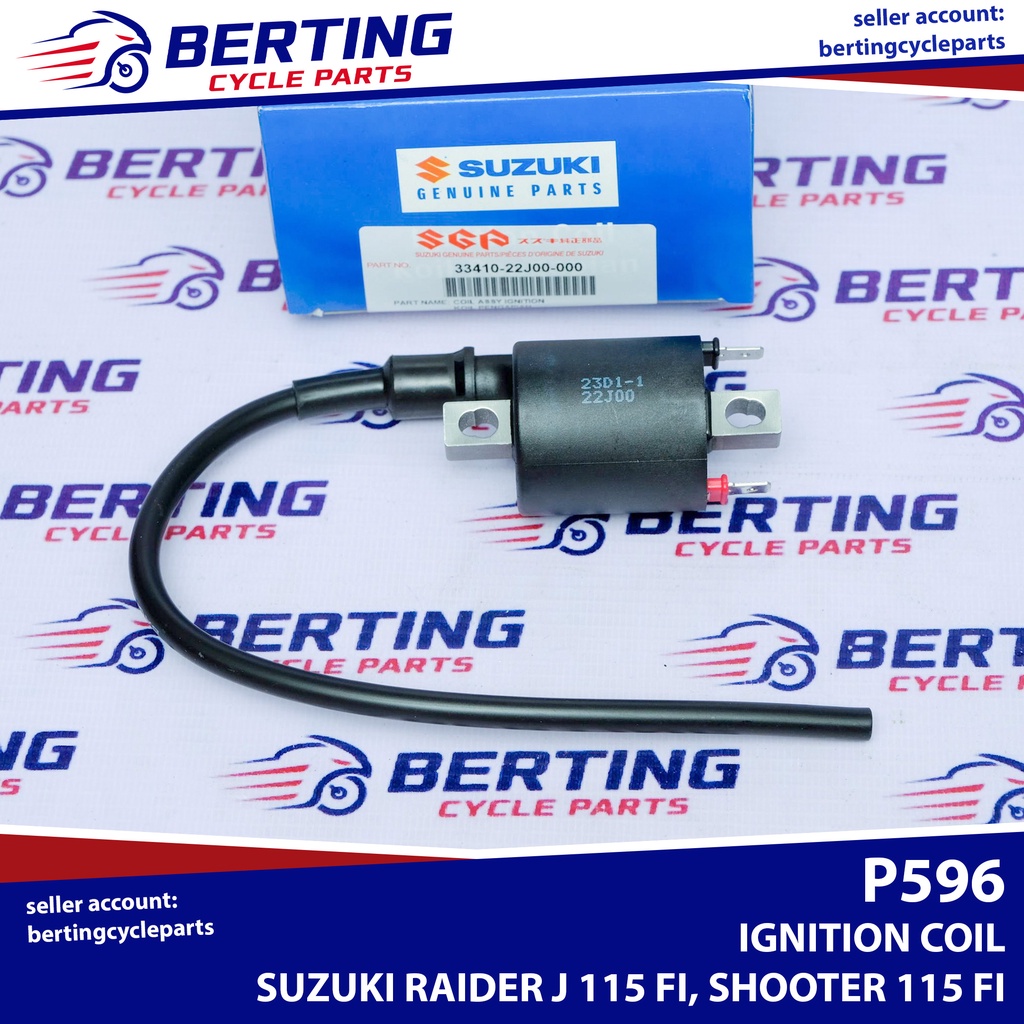 SGP IGNITION COIL Suzuki Raider J 115 FI Shooter 115 FI Genuine 33410 ...