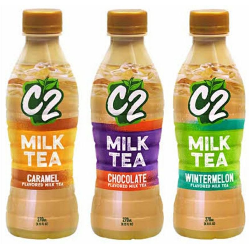 C2 Milk Tea Chocolate / Caramel / Wintermelon 270mL | Shopee Philippines
