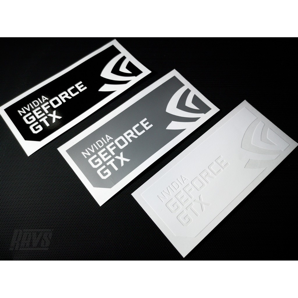 Geforce GTX sticker / cutout vinyl sticker | Shopee Philippines