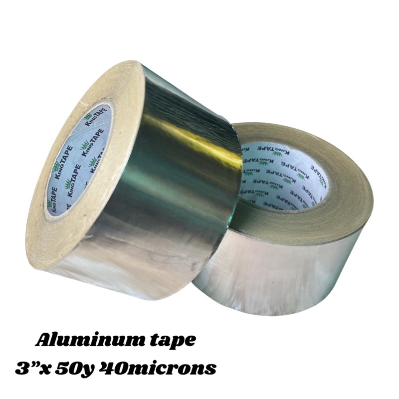 Aluminum Tape 3”x50 yards 40microns king | Shopee Philippines