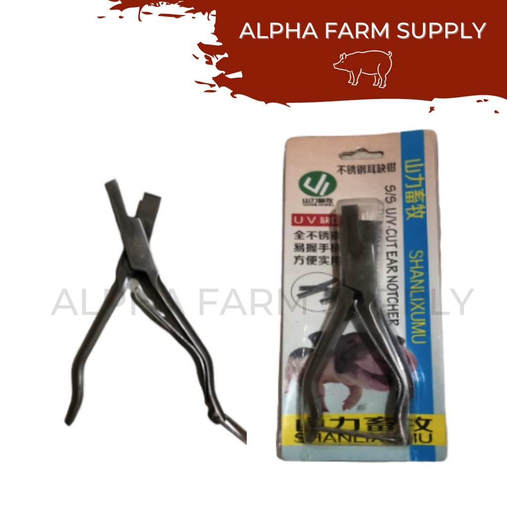 Stainless Steel U/V Cut Ear Notcher for Animal/Livestock | Shopee ...