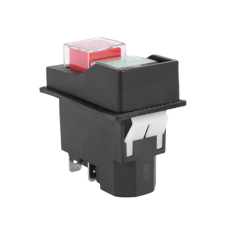 HoiuefjiuWaterproof Electromagnetic Push Button Switch 5 Pins KJD17 220 ...